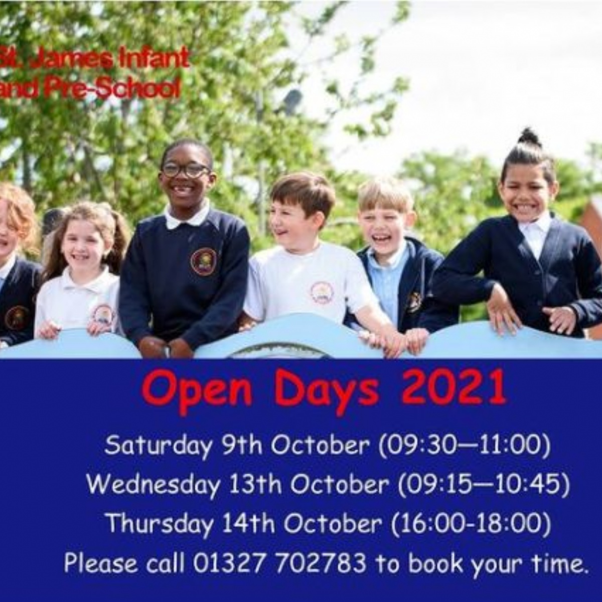 St. James Infant & Pre-School - Open Days 2021